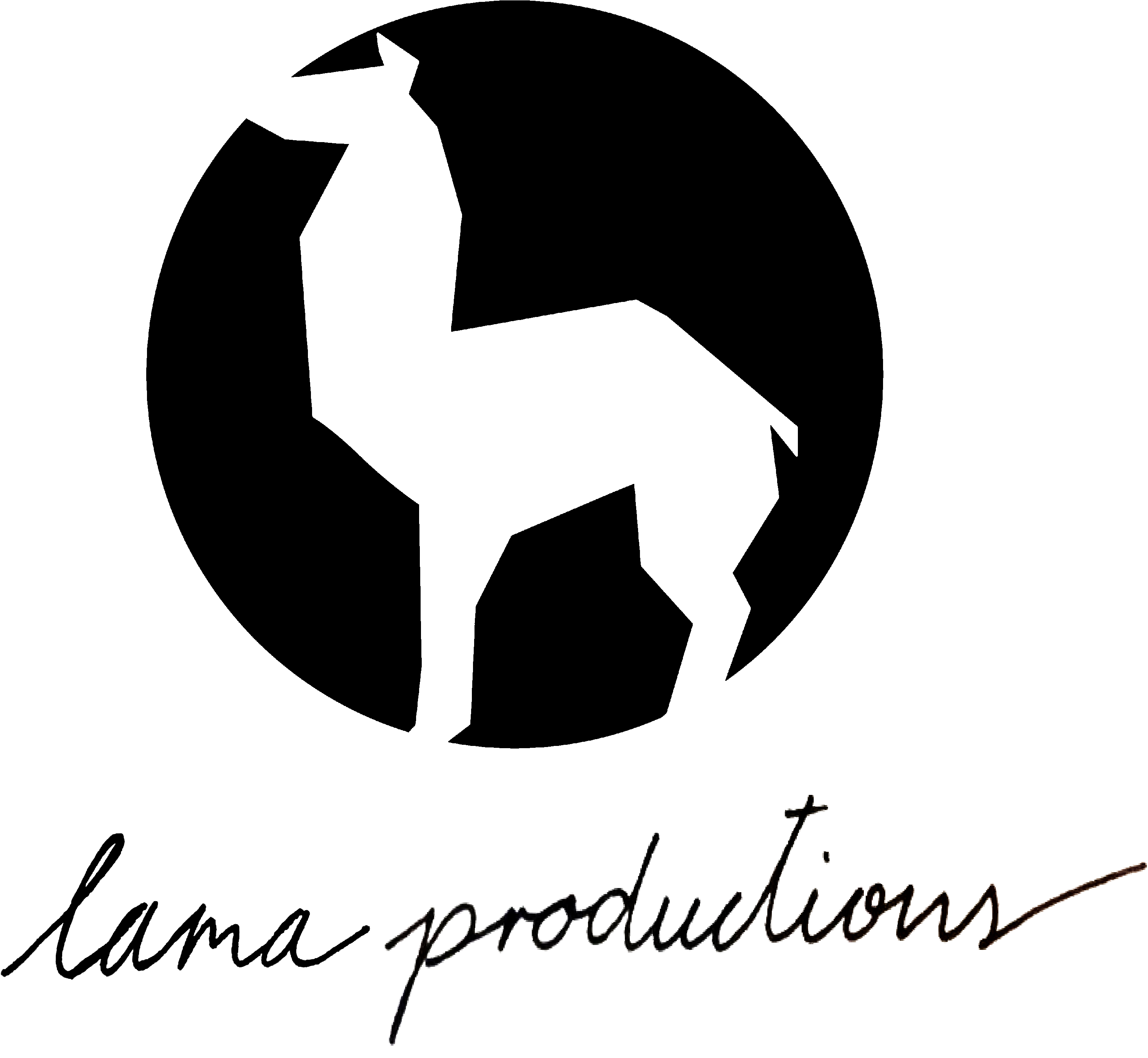 Download Transparent Cropped Logo Lama Productions 2 - Illustration ...