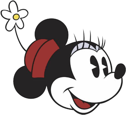 Download Classic Minnie Face 2 - Classic Minnie Mouse Face - Full Size ...