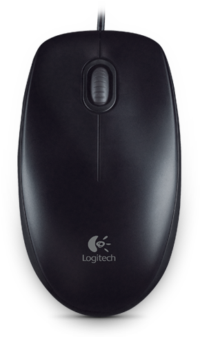 Download Logitech B100 Usb Optical Mouse - Full Size PNG Image - PNGkit