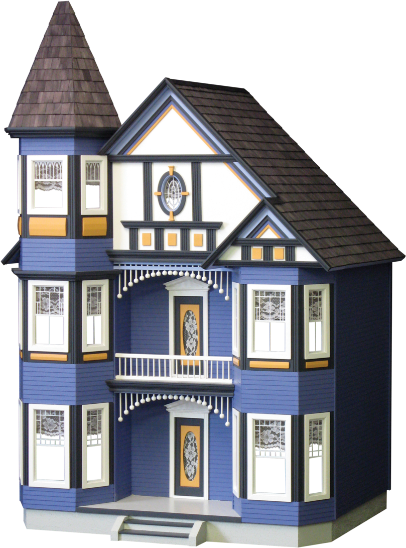 Download The Painted Lady Dollhouse Kit - Dollhouse Miniature Painted ...