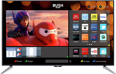 Download Tvs - Bush 49 Inch Smart Tv - Full Size PNG Image - PNGkit