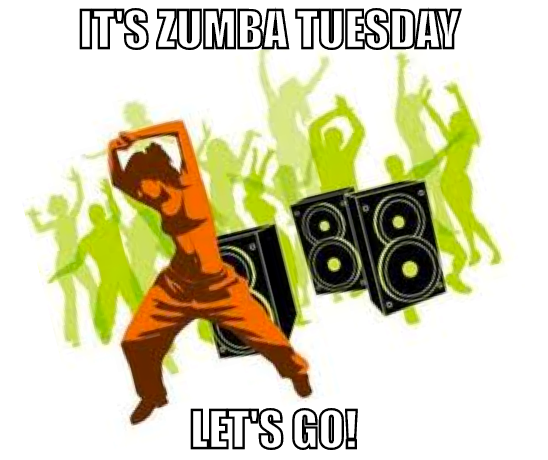 Download It's Zumba Tuesday - Zumba Fitness - Full Size PNG Image - PNGkit