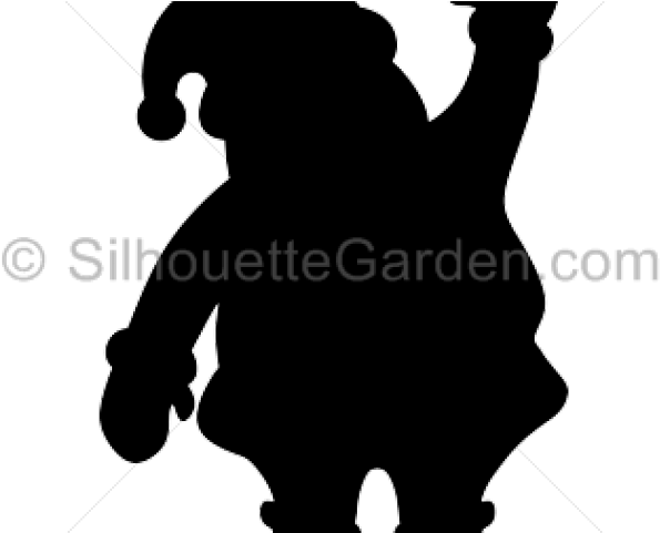 Download Santa Claus Clipart Silhouette - Santa S Shadow - Full Size ...
