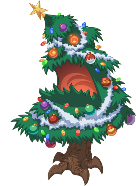 Download A Christmas Tree Monster - Pine Tree Monster - Full Size PNG ...