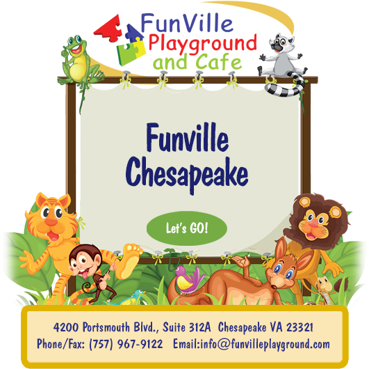 Download Funville Playground & Café - Animal Wall Mural- Frame Fun ...