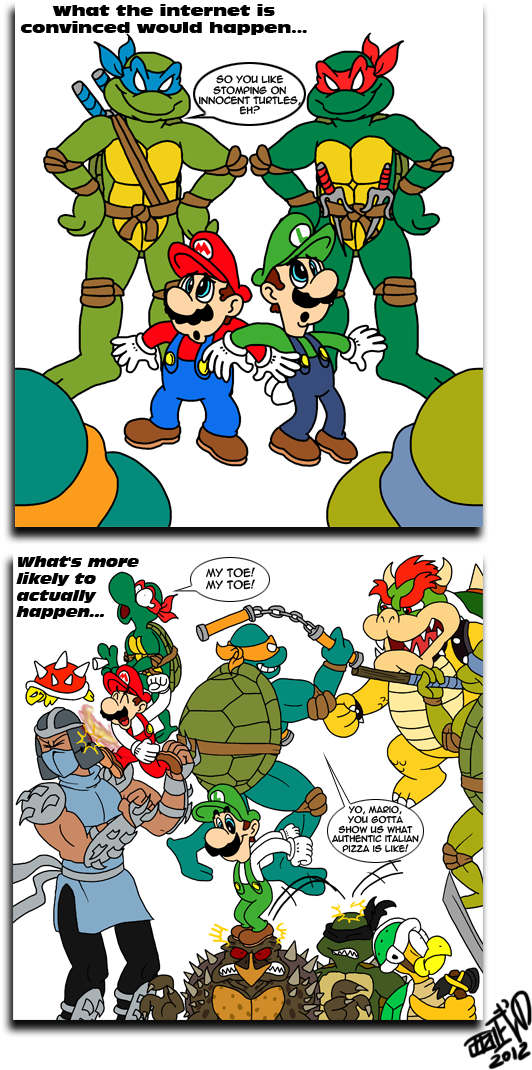 Download Neoteric Design Inspiration Tmnt Clipart Ninja Turtles - Mario ...