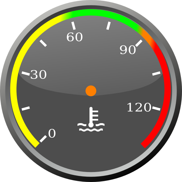 Download Small - Temperature Gauge - Full Size PNG Image - PNGkit
