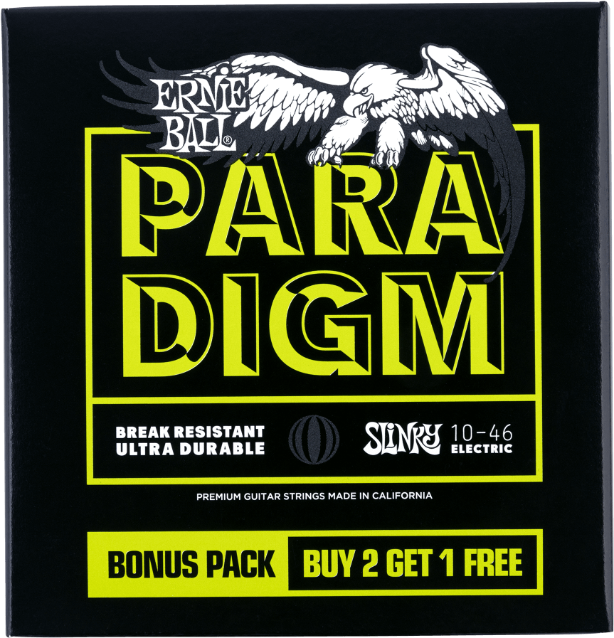 Download Regular Slinky Paradigm Electric Guitar Strings - Ernie Ball Paradigm 09 46 - Full Size ...