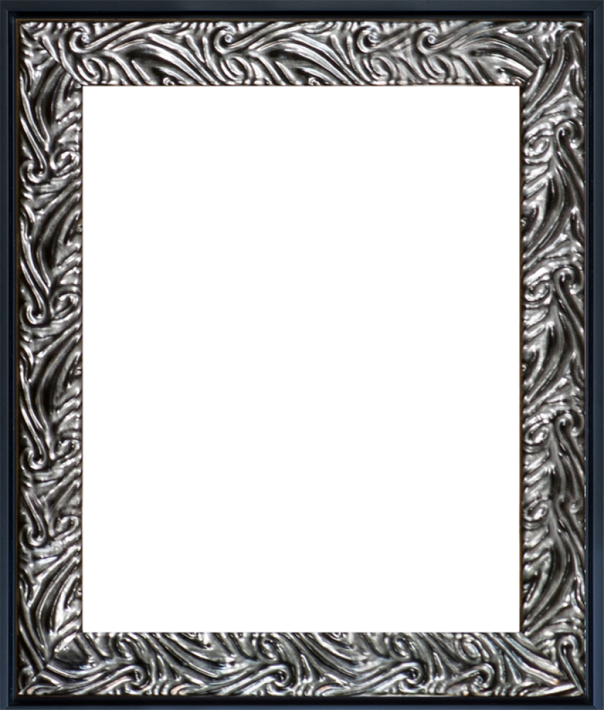 Download Ornate Silver Frame 8"x10" Museum Frame - Full Size PNG Image ...