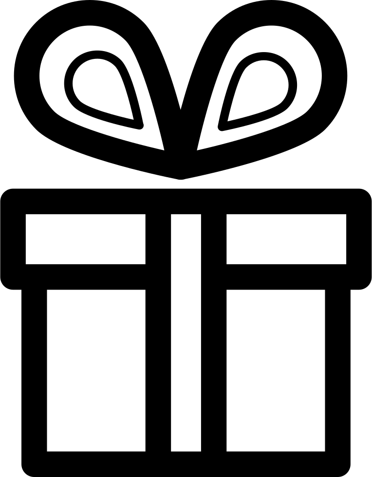 Download Present Box With Big Ribbon Comments - Regalo Icono Vector ...