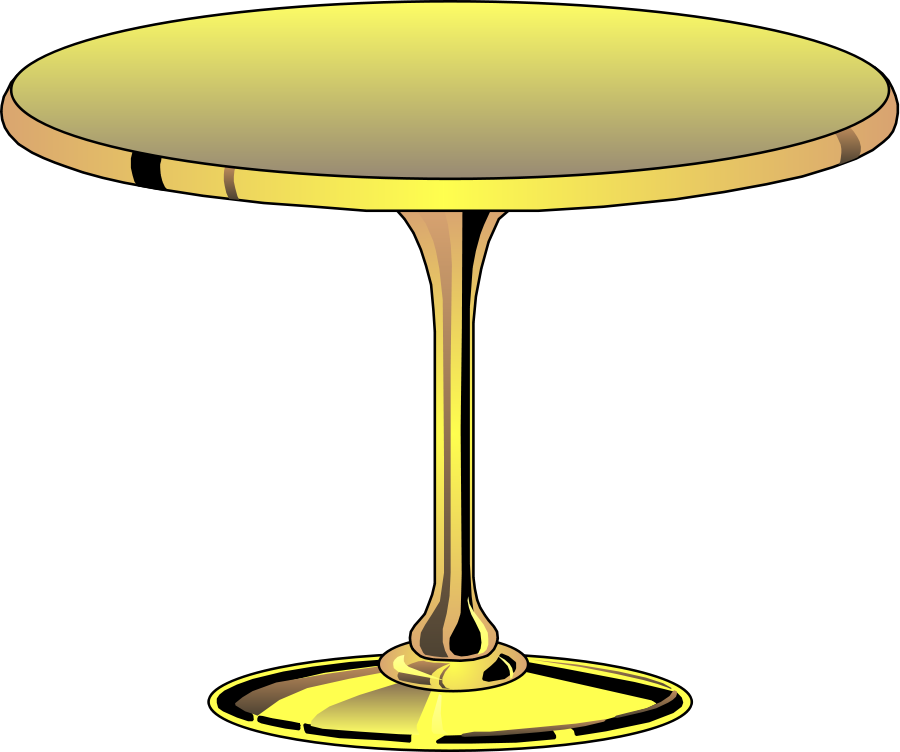 Download Furniture Clipart Small Table - Round Table Clip Art - Full ...
