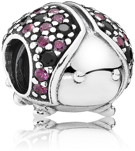 Download Sparkling Ladybug, Fancy Rojo Cz & Negro Crystal - Pandora ...