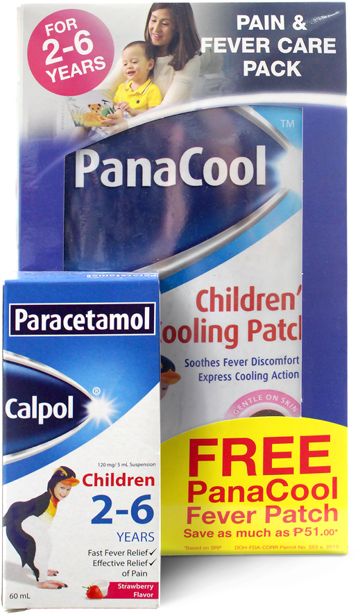 Download Calpol 60ml Free Panacool Fever Patch - Panacool - Full Size ...