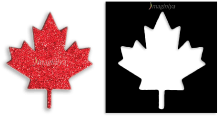Download Maple Leaf Stencil - Maple Leaf Face Paint - Full Size PNG ...