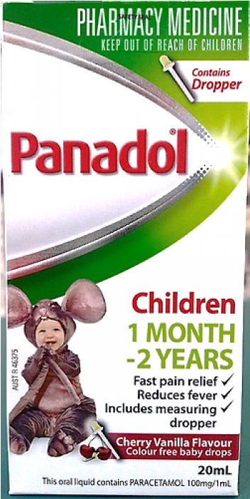 Download Panadol Children Baby Drops Colour Free 20ml With Dropper ...