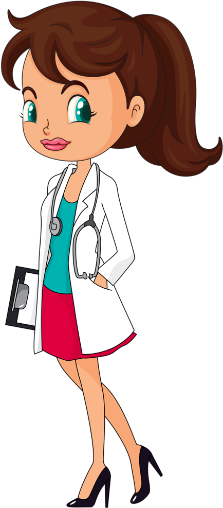 Download Médico, Hospital, Doentes E Etc - Doctor Clipart Girl - Full ...