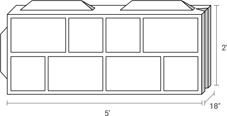 Download Concrete Block Dimensions - Architecture - Full Size PNG Image ...