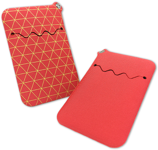 Download Neoprene Minimalist Wallet, Card Holder With Lanyard - Coin ...