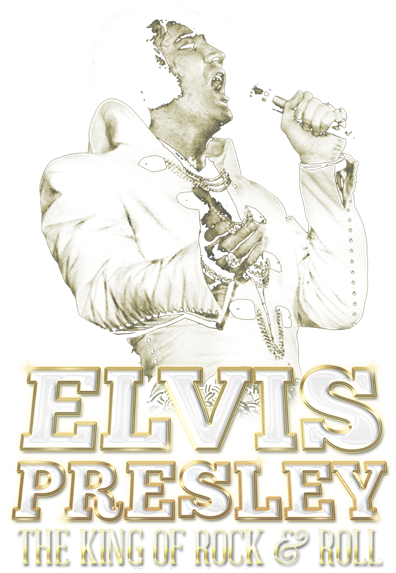 Download Transparent Elvis Presley Golden Youth Hoodie - Poster - PNGkit