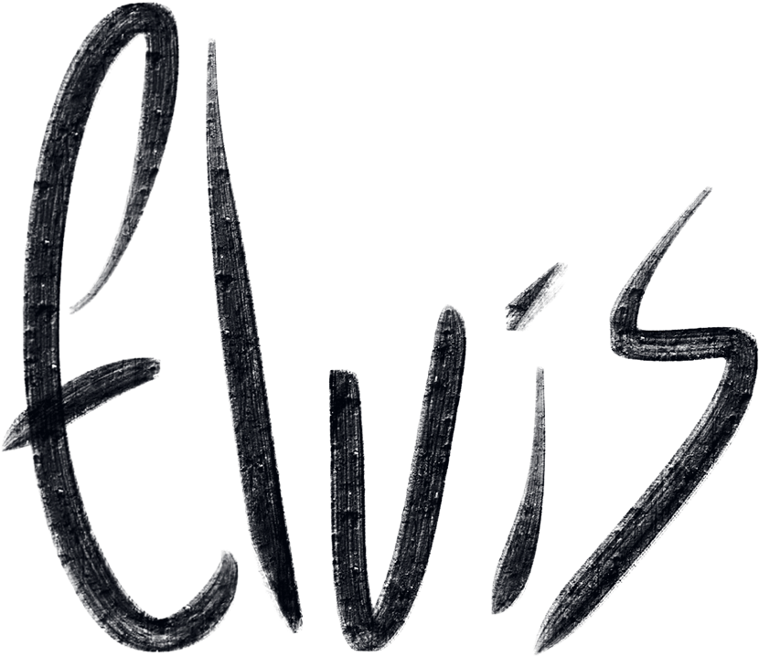 Download Elvis Presley Sketchy Name Men's Regular Fit T-shirt - Shirt ...