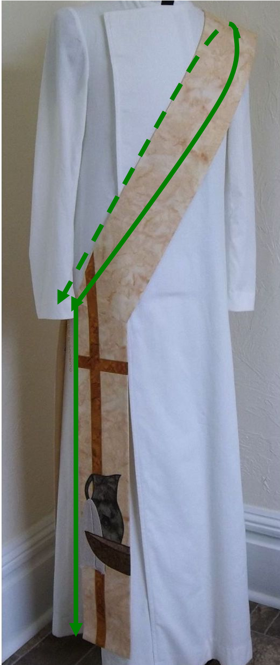 Download Measure For A Clergy Stole - Serendipity Clergy Stoles Online ...