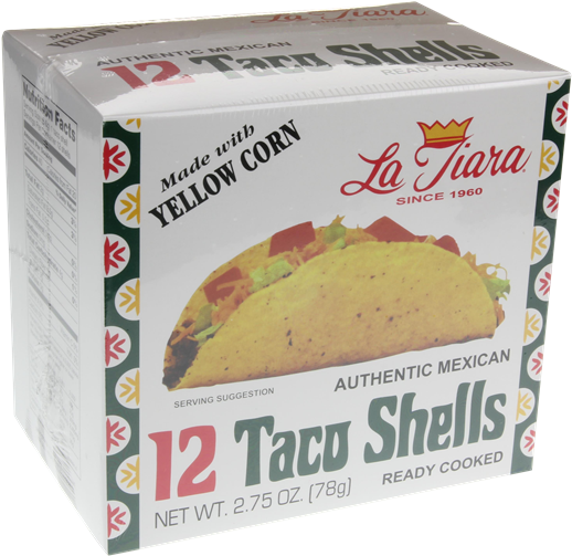 Download Transparent La Tiara Taco Shells Yellow Corn - La Tiara Taco ...