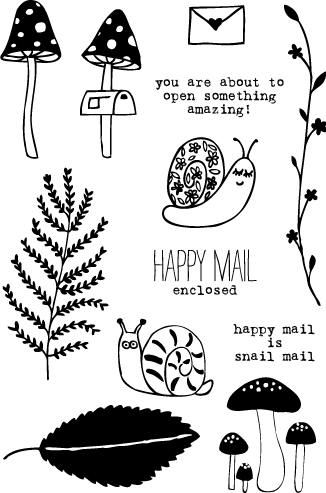 Download 20141 Snail Mail Set - Office Supplies Flora & Fauna Clear ...