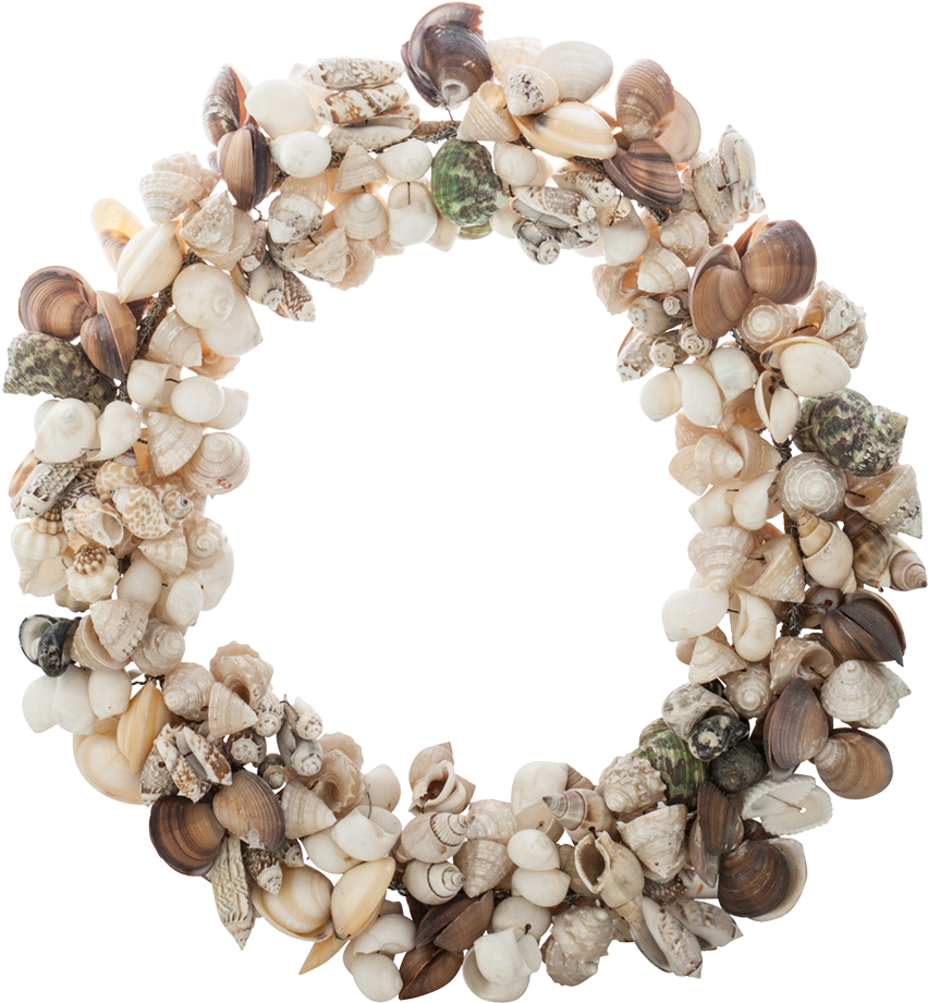 Download Seashell Company 11" Shell Wreath - Small Seashells - Full ...