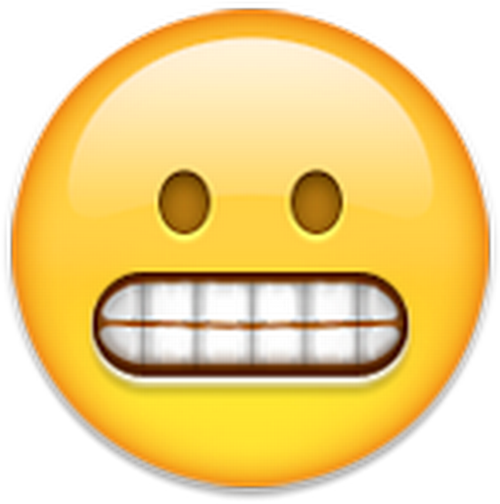 Download 2 And - Emoji Teeth Smile - Full Size PNG Image - PNGkit
