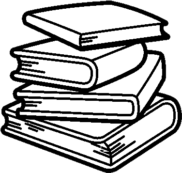 Stack Of Books Coloring Pages