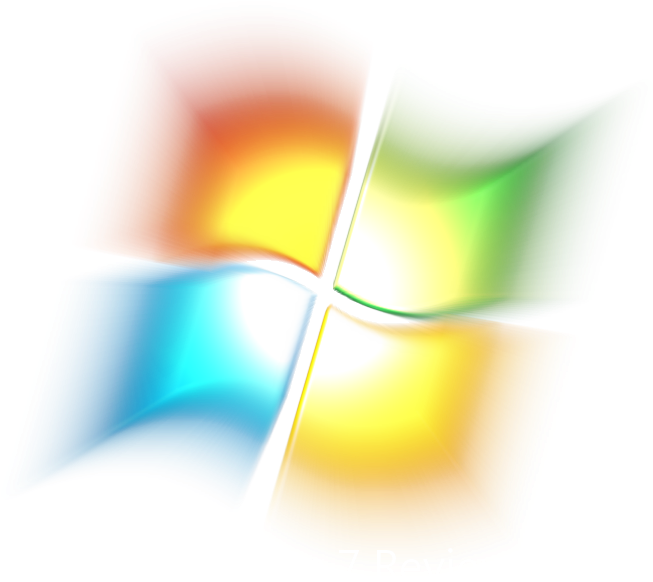 Download Windows 7 Glowing Logo Png - Full Size PNG Image - PNGkit