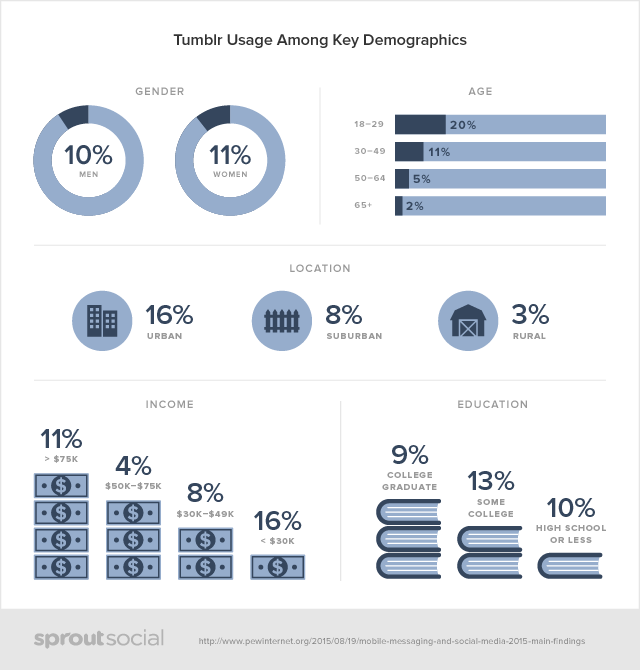 Download Tumbler For Business-02 - Twitter Usage Among Key Demographics ...