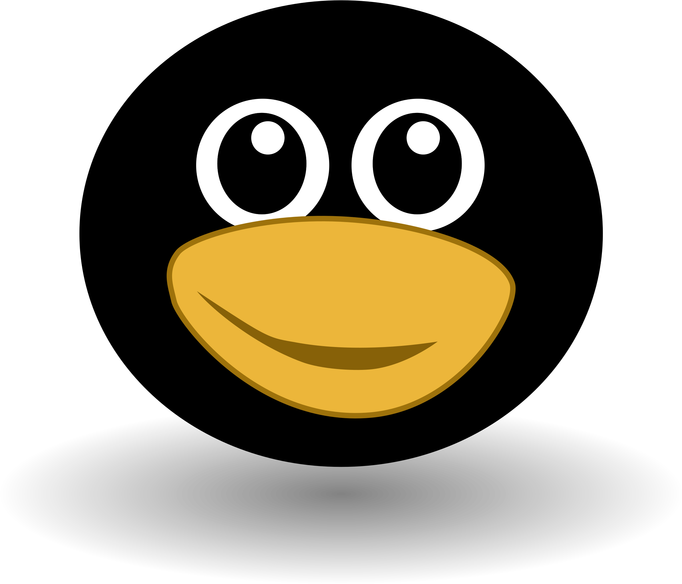 Download This Free Icons Png Design Of Funny Tux Face - Full Size PNG ...