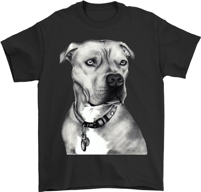 Download Drawn Pit Bull Pitbul - Doesn T Kill You T Shirt - Full Size ...