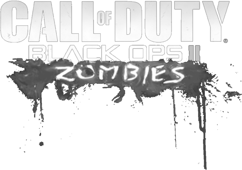 Download Transparent Call Of Duty Black Ops 2 Zombies Logo - Call Of ...