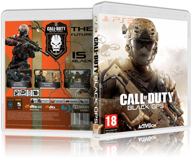 Download Call Of Duty - Cover De Black Ops 2 Ps3 - Full Size PNG Image ...