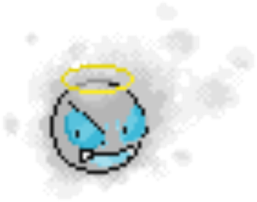 Download Angel Gastly - Gengar Pixel Art - Full Size PNG Image - PNGkit