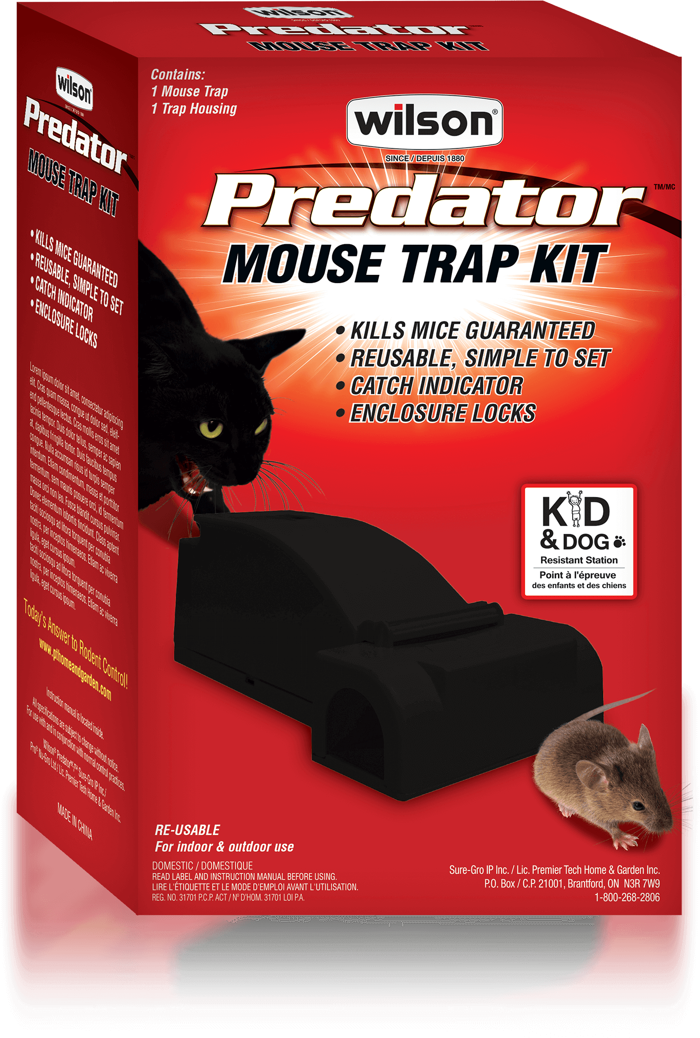 Download Wilson Mouse Traps & Bait 7741410 Predator Mouse - Full Size ...
