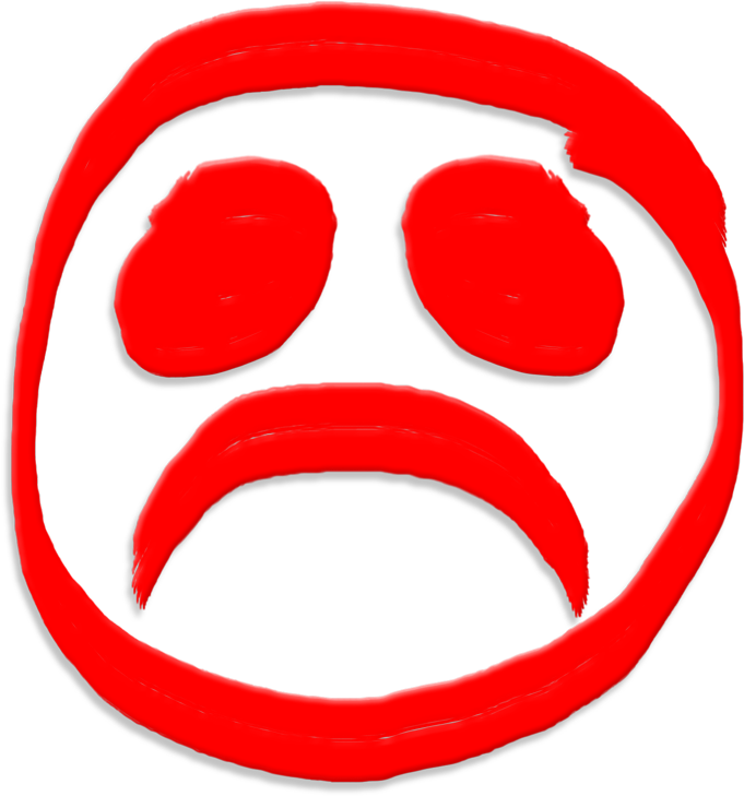Download Sad Face Symbol - Full Size PNG Image - PNGkit