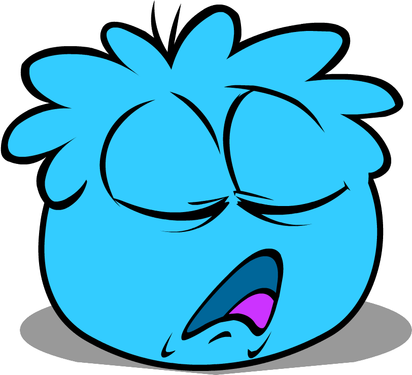 Download Blue Puffle - Club Penguin Blue Puffle Gif - Full Size PNG ...