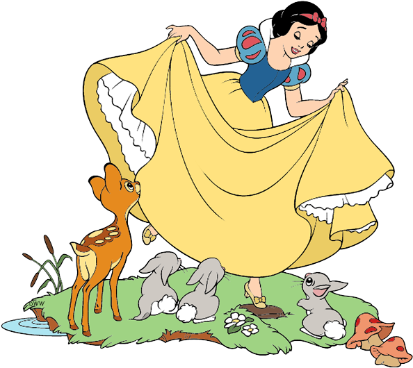 Download Snow White, - Snow White Animals Disney - Full Size PNG Image ...