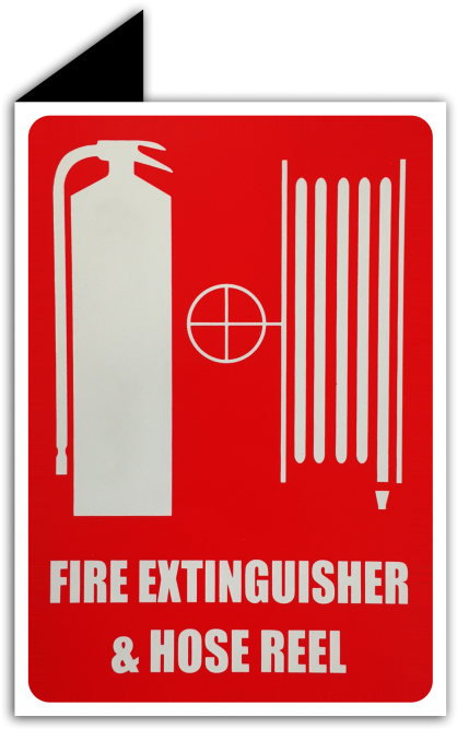 Download Transparent Right Angle Fire Extinguisher & Hose Reel Location ...