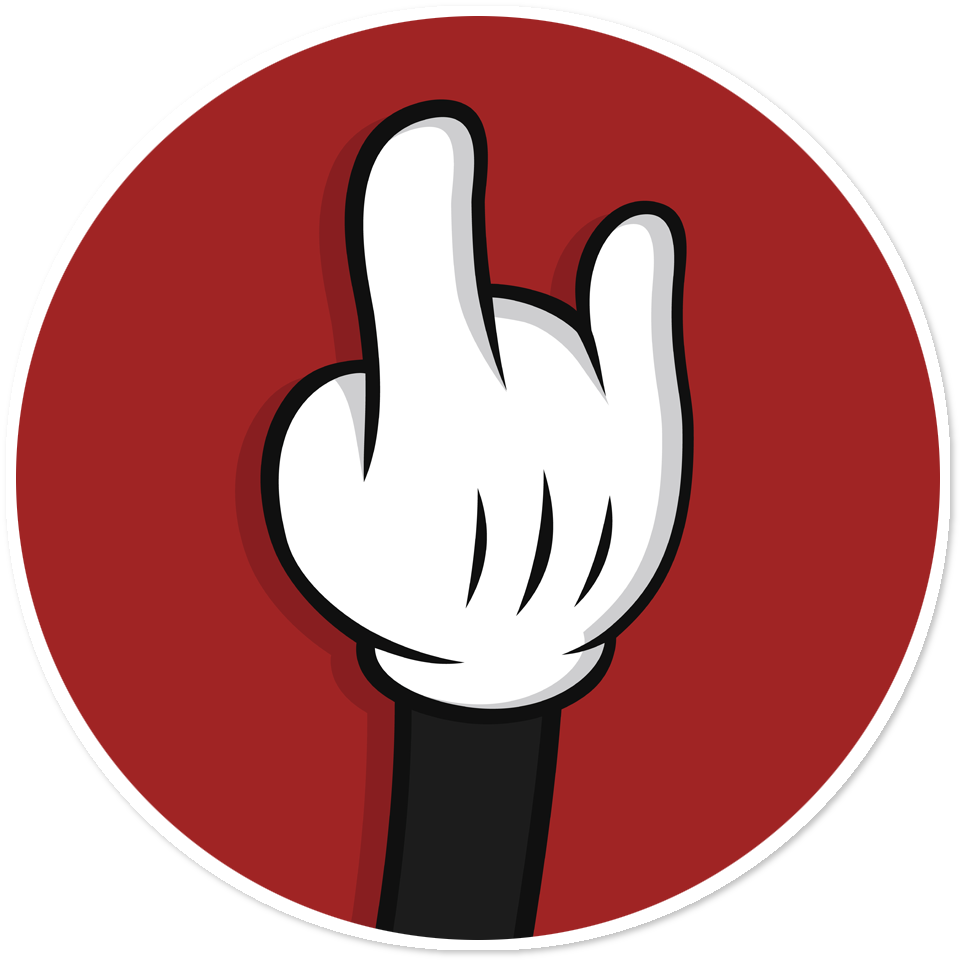 Download Rock Hand Png - Mickey Mouse Png - Full Size PNG Image - PNGkit