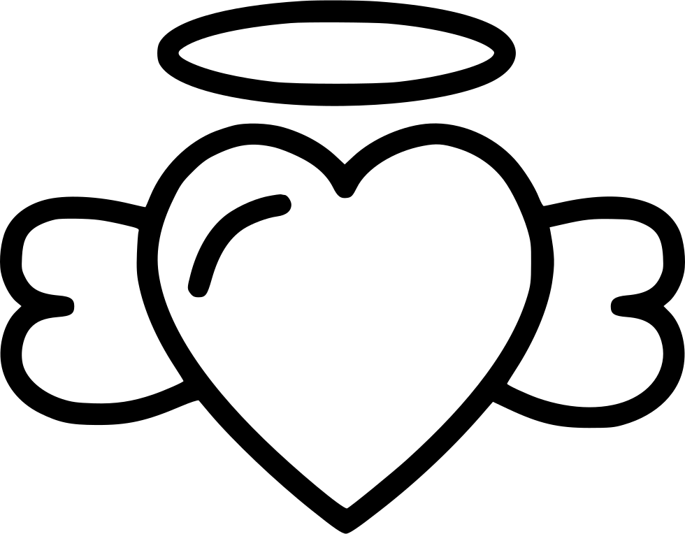 Download Angel Heart - - Icon - Full Size PNG Image - PNGkit