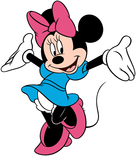 Download Png Cartoon Characters Minnie Mouse - Full Size PNG Image - PNGkit