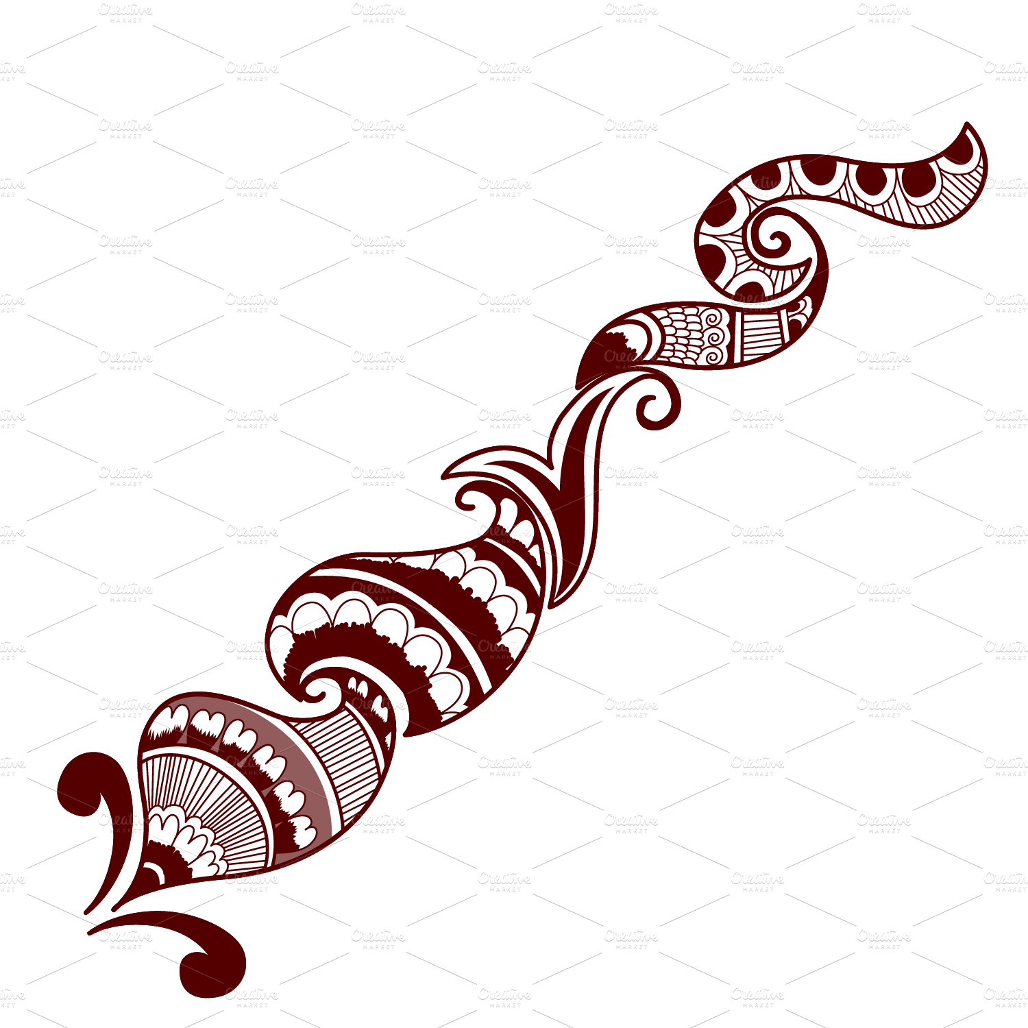 Download Transparent Mehndi Design Png - Full Size PNG Image - PNGkit