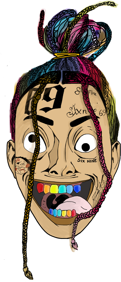 Download 6ix9ine Color 69 Creepy Crazy Savage Gucci Gang Sixnine ...