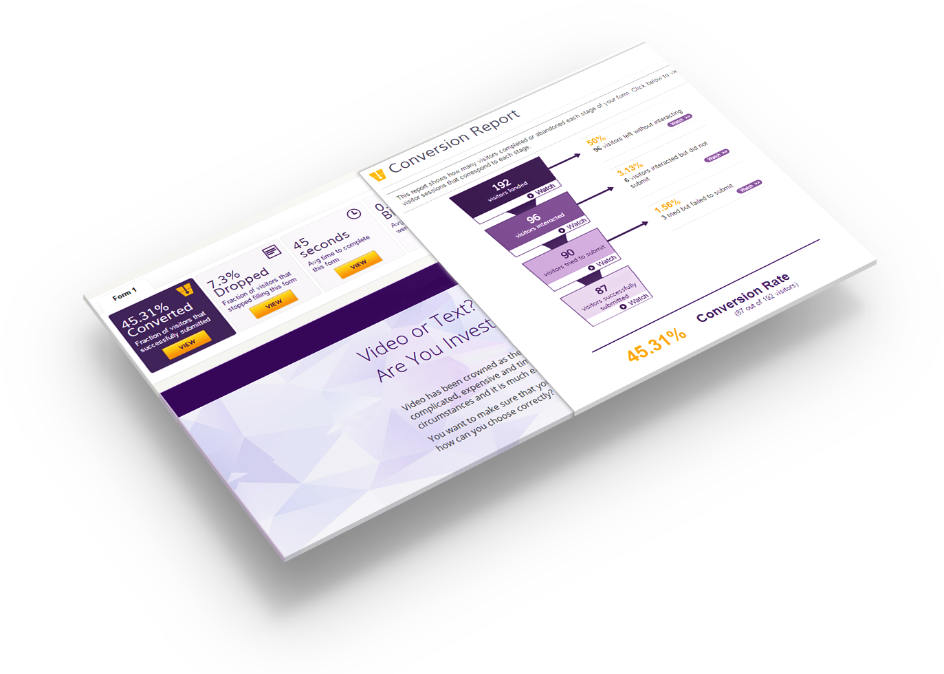 Download Within Our Form Analytics Reports, Review The Step - Conversion Funnel Clicktale - Full ...