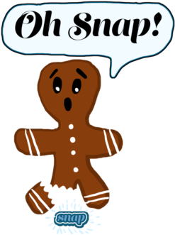 Download Oh Snap Gingerbread Man - Full Size PNG Image - PNGkit