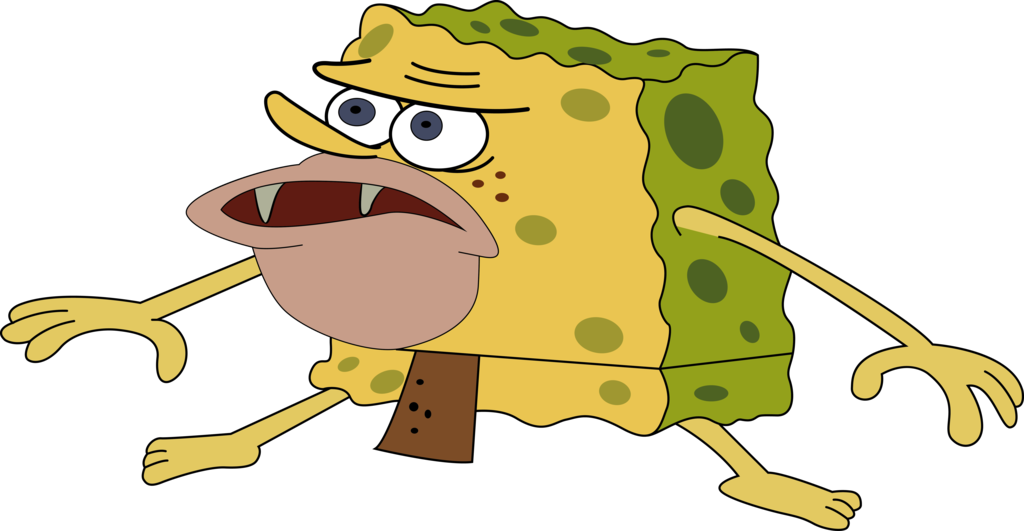Download Spongebob Meme Png - Caveman Spongebob Png - Full Size PNG ...